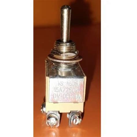 Metal Spdt High Quality Heavy Duty Toggle Switch 15a Onoff At Rs