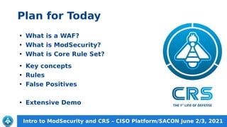 Extensive Introduction To ModSecurity And The OWASP Core Rule Set PPT