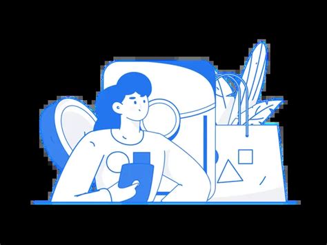 Girl Doing Qr Code Payment Illustration Free Download E Commerce And Shopping Illustrations