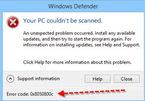 Error 0x8050800c In Windows Defender What Is It And How To Fix It