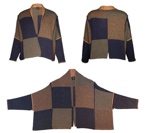 Squares Jacket Pattern Printed Tutto Isager