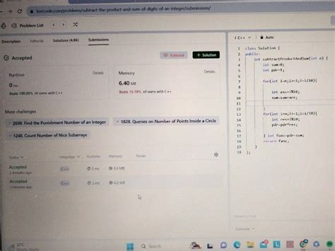 Anik Chakraborty On Linkedin Its My First Code On Leet Code Platform 🔥
