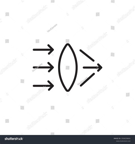 Convex Icon Outline Vector Web Ui Stock Vector Royalty Free