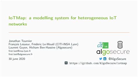 Ppt Iotmap A Modelling System For Heterogeneous Iot Networks