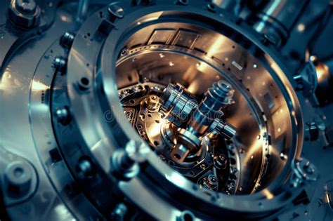 Scanning Electron Microscope In A Physical Lab Computer Education Atom Observation Nano Stock