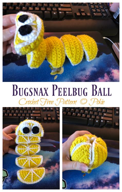Bugsnax Peelbug Ball Toy Crochet Free Pattern Crochet And Knitting