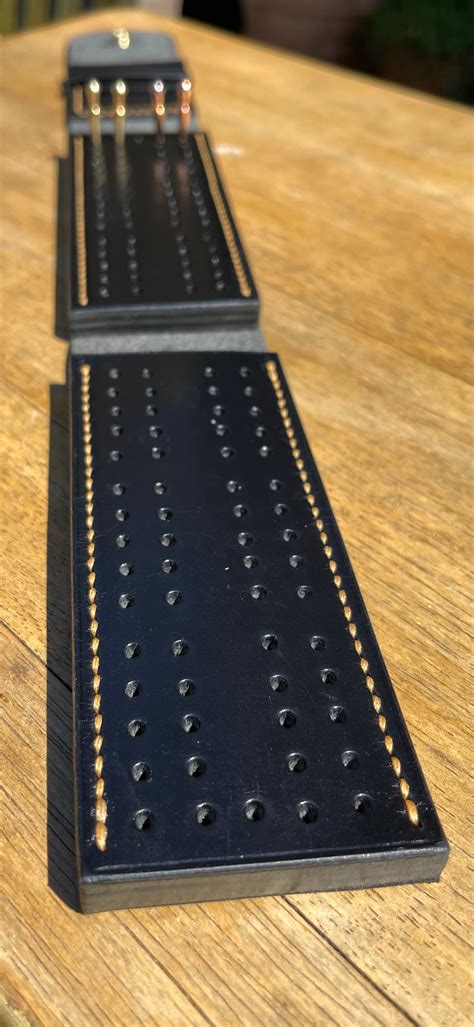 Travel Cribbage Set All Leather Etsy