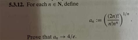 Solved For Each NN Define An N Nn N N Prove Chegg Com