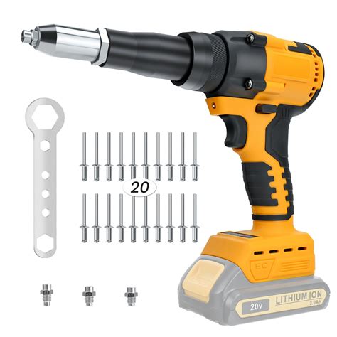 Jual Cordless Rivet Gun Brushless 2 4 4 8mm Rivet Nut Gun Drill Insert Automatic Riveting Tool