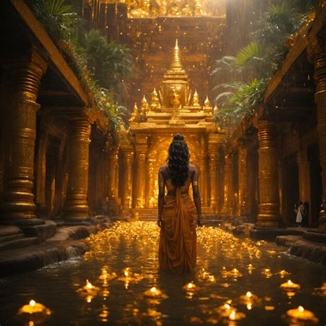 Premium Ai Image Fictional Secret Temple