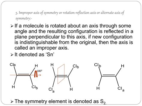 Symmetry Elements And Symmetry Operations Pptx