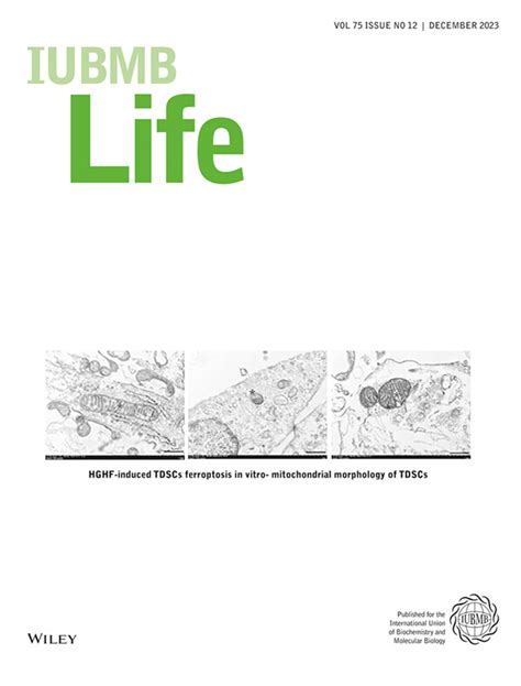 Cover Image 2023 Iubmb Life Wiley Online Library