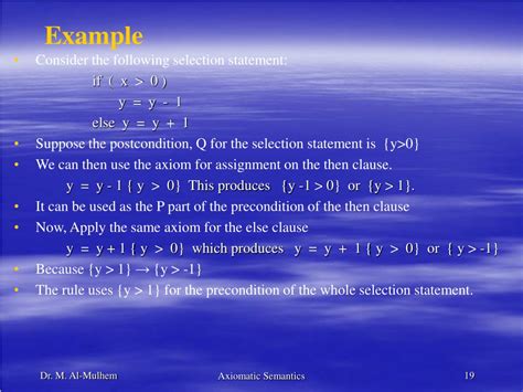 Ppt Axiomatic Semantics In Programming Languages Powerpoint