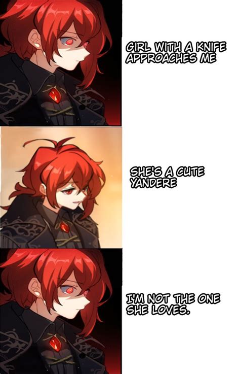 Pin by Quỳnh Lâm Nguyễn on Diluc Yandere Fan art Memes