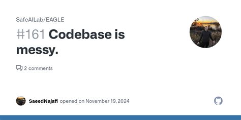 Codebase Is Messy Issue SafeAILab EAGLE GitHub