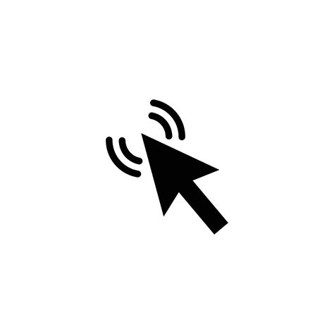 Cursor Simple Flat Icon Vector Illustration Vector Art At Vecteezy