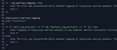 Linux System Preferences Ensure Suspicious Packets Are Logged