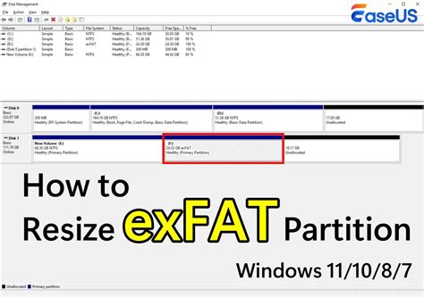 How To Resize ExFAT Partition On Windows 11 10 8 7