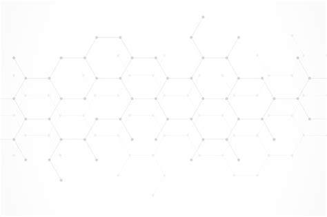 회색 배경에 육각 패턴 유전 연구 분자 구조 화학 공학 혁신 기술의 개념 설계 의료 과학 및 의학 배경에 사용 0명에 대한 스톡 벡터 아트 및 기타 이미지 Istock