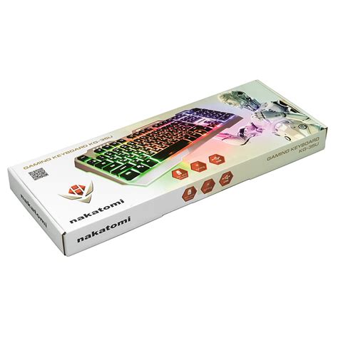 Игровая клавиатура с подсветкой Nakatomi KG-35U Black