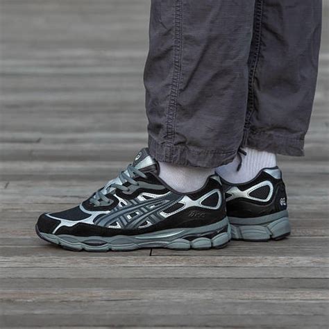 Стильные кроссовки мужские Asics Gel NYC Black. Молодежная обувь для ...