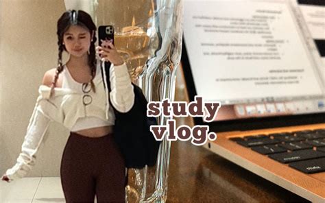 留学期末季study vlog 最后的大二时光 jenn xuu jenn xuu 哔哩哔哩视频