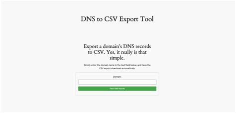 Introducing Our Dns Csv Export Tool Solheim Technologies