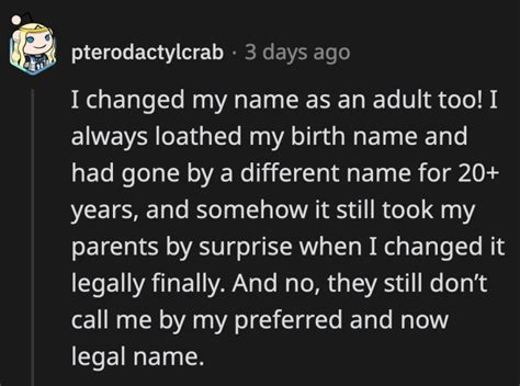 Woman Faces Family S Guilt Trip For Legally Changing Her Name Due To Mother S Use Of Her Old