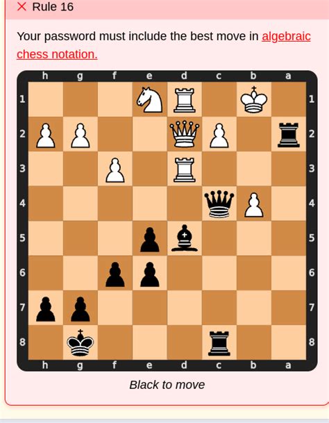 What Is The Best Move In Algebraic Chess Notation R Chesspuzzles