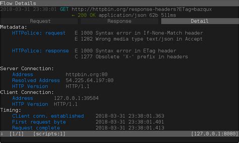 walkthrough — mitmproxy olice documentation