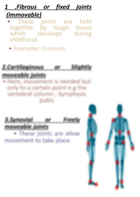 SOLUTION Structure And Function Of Joints Study Guide Studypool