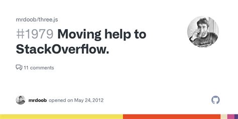Moving Help To Stackoverflow · Issue 1979 · Mrdoobthreejs · Github