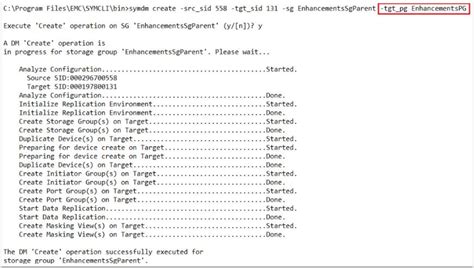 Selecting A Port Group On Target Array During An Ndm Create Dell