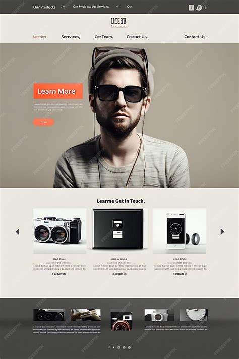 Horizontal Scrolling Layout Web With Full Screen Image Effec Figma