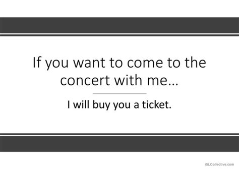 If Will The Simple Conditional G English Esl Powerpoints