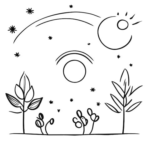Set Vector Illustration Doodle Line Art Premium Ai Generated Vector