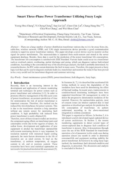 pdf smart three phase power transformer utilizing fuzzy logic the