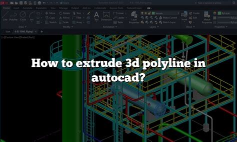 How To Extrude 3d Polyline In Autocad Caddikt