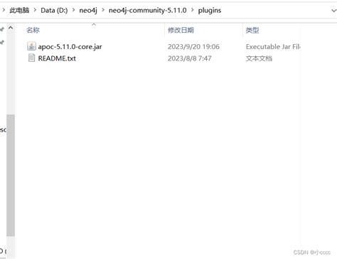 Neo4j安装apoc插件的详细教程 Csdn博客