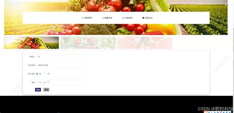 Springboot毕设基于web的特色农产品销售管理系统论文程序部署农产品销售系统部署与测试 Csdn博客