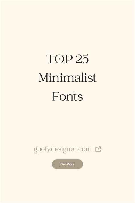 Top 25 Minimalist Font Ideas Minimalist Font Simple Modern Fonts