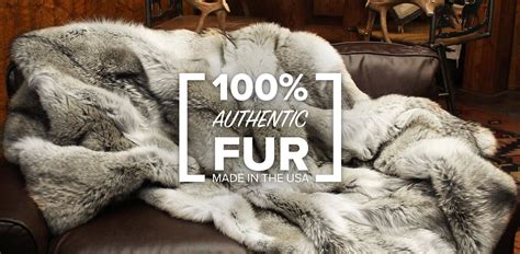 Real Fur Blankets | Made in the USA – True North Furs