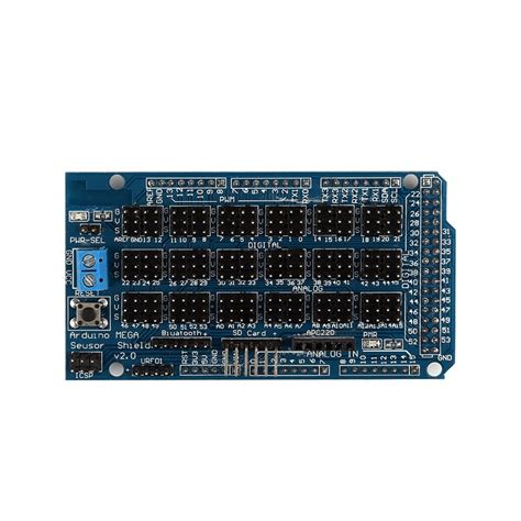 Arduino Mega Sensör Shield Geniş Bağlantı Ve Sensör Uyumluluğu
