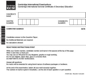 Take A Mock Exam IGCSE Gate Education Consultant