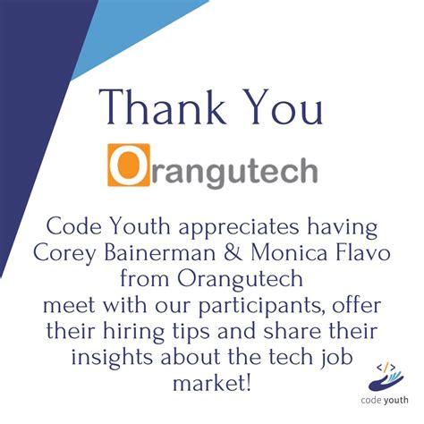 Code Youth On Linkedin Codeyouth Youthempowerment Giveback Thankyou Hiring Career Itjobs…