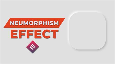Neumorphism Effect Using Elementor Elementor Pro Tips And Tricks Youtube