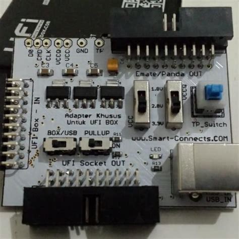 Jual Smart Connects Direct Isp Emmc Adapter Dgn Tambahan Vcc Vccq External Shopee Indonesia