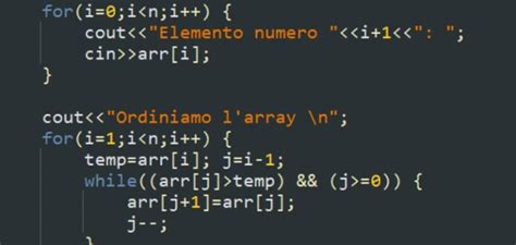Insertion Sort In C Algoritmo Di Ordinamento Per Inserzione
