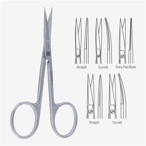Iris Scissor Precise Delicate Tissue Dissecting Scissor