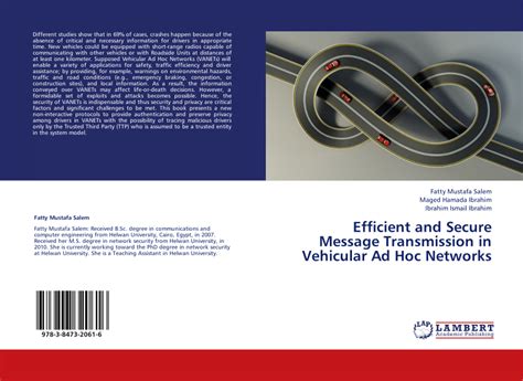 PDF Efficient And Secure Message Transmission In Vehicular Ad Hoc Networks